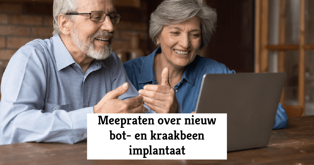 Meepraten over nieuw bot- en kraakbeen implantaat