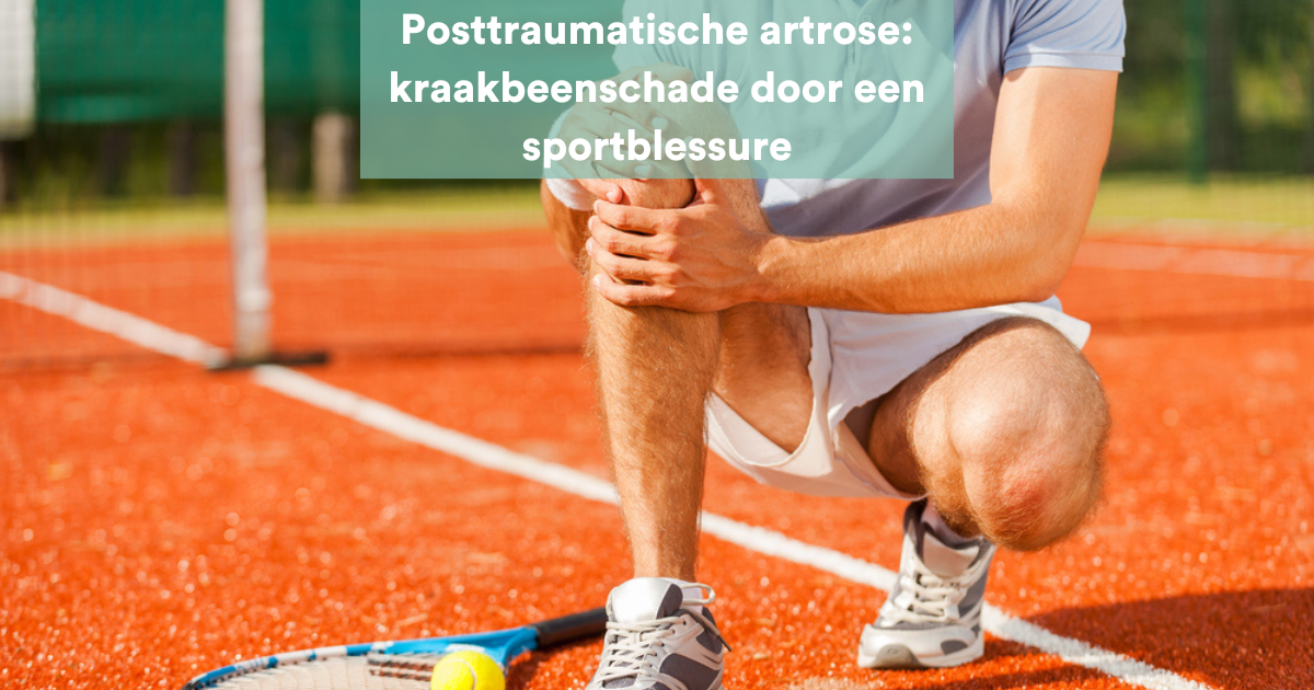 Posttraumatische artrose: kraakbeenschade door een sportblessure